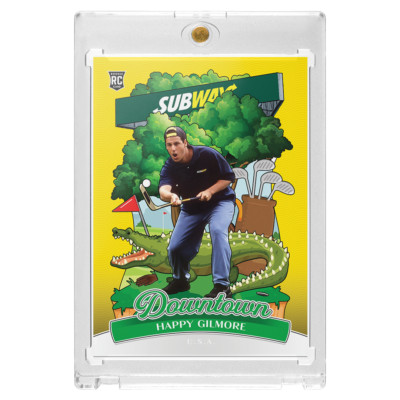 Custom Happy Gilmore x Adam Sandler Non Holo Yellow Golf Downtown ...