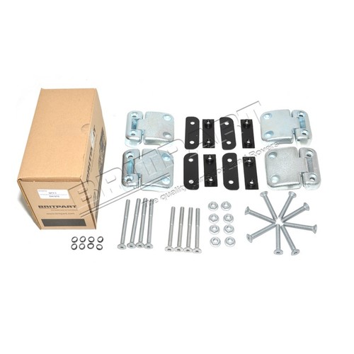 LAND ROVER DEFENDER 110 & 130 2ND ROW LHS & RHS DOOR HINGES, FULL HINGE ...