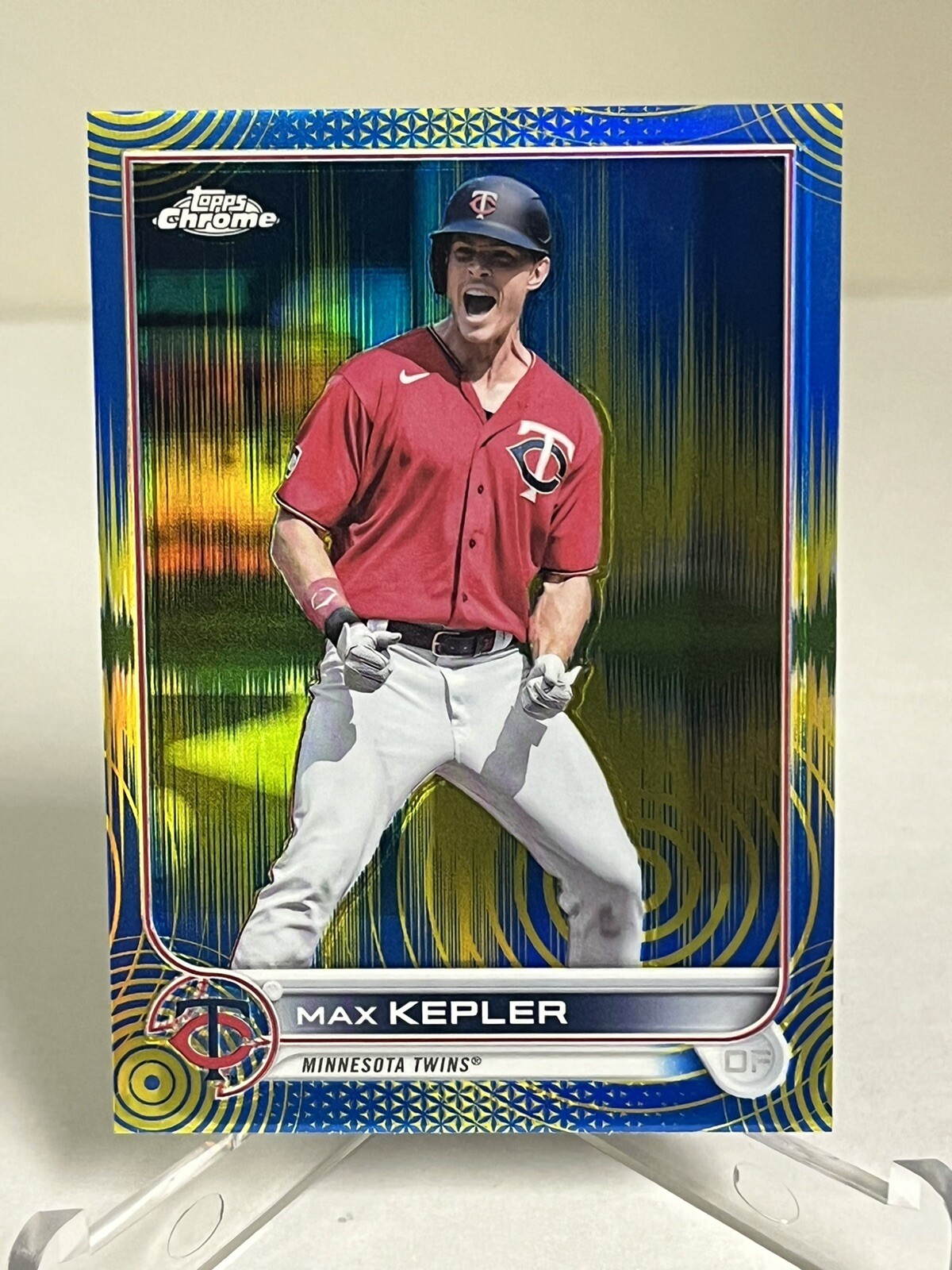 2022 Topps Chrome Sonic - Blue & Yellow Sonic Pulse Refractor #58 Max ...