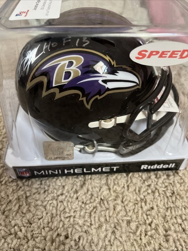 Jonathan Ogden signed Autographed Baltimore Ravens Speed Mini Helmet ...