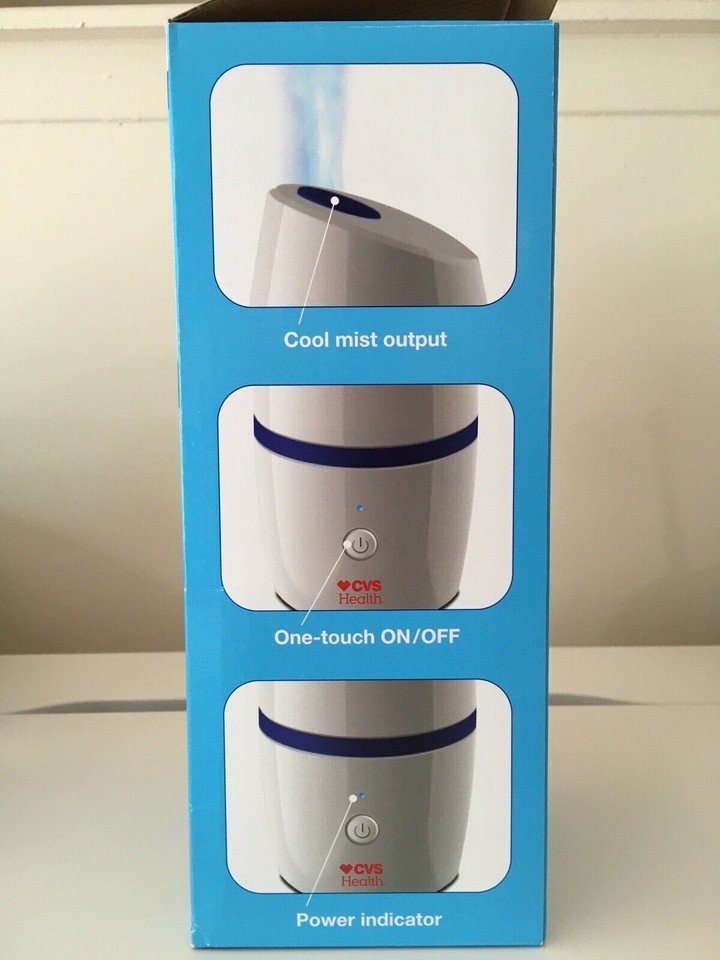 CVS Health Ultrasonic Humidifier Soothing Cool Mist. Reduce dust ...