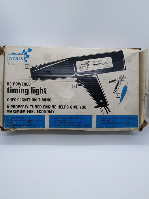 Vintage Sears 2158 DC Power Timing Light for Craftsman for sale online ...