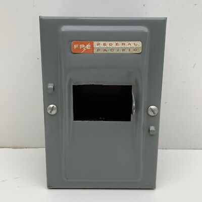 Federal Pacific FPE Small 3-Pole Circuit Breaker Panel Box Enclosure | eBay