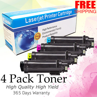 4 Pack Compatible S2825/H625/H825 Toner For Dell H625CDW H825CDW ...