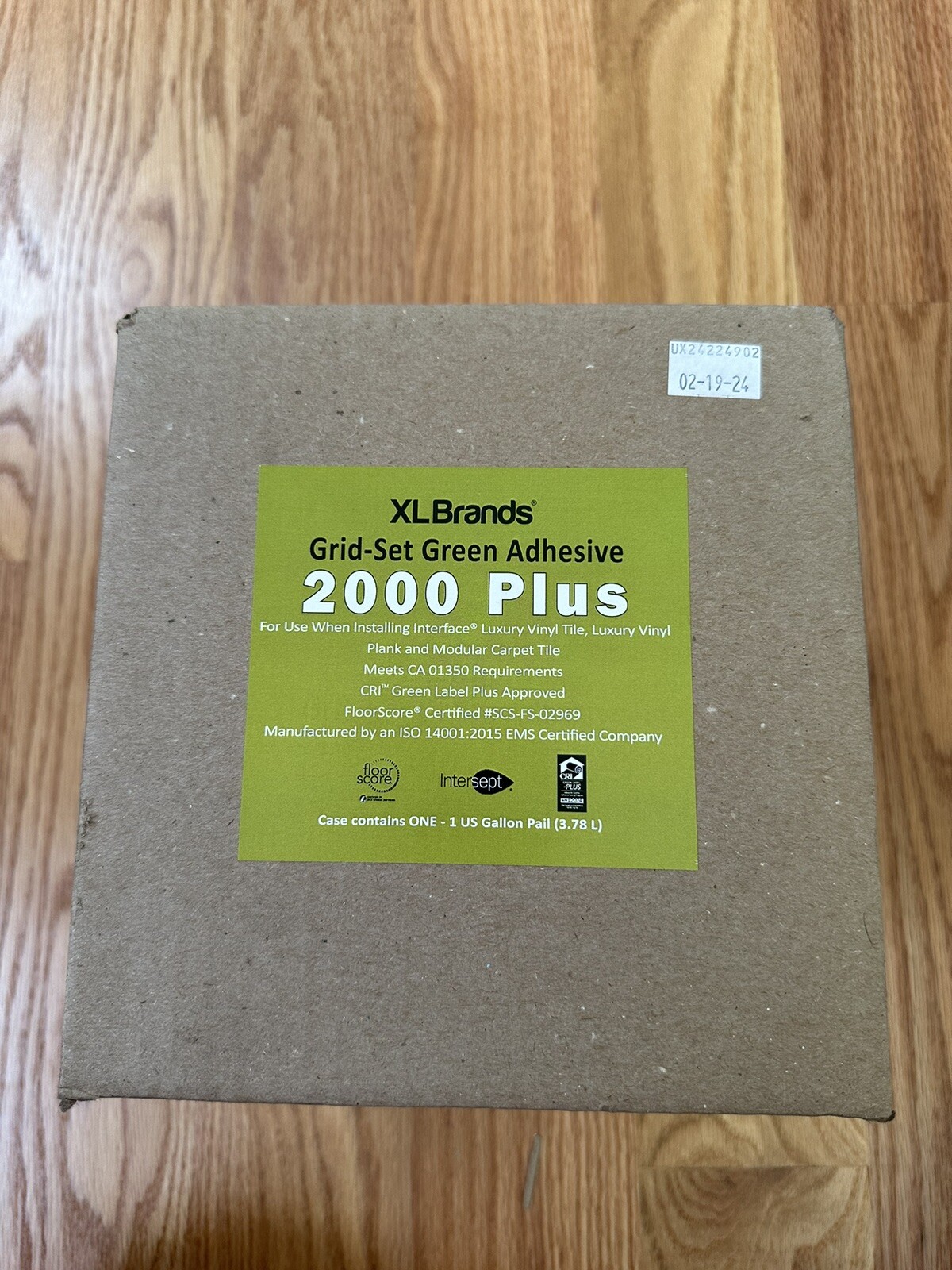 XL Brands Grid-Set Green Adhesive 2000 Plus for Vinyl & Carpet, 1 ...