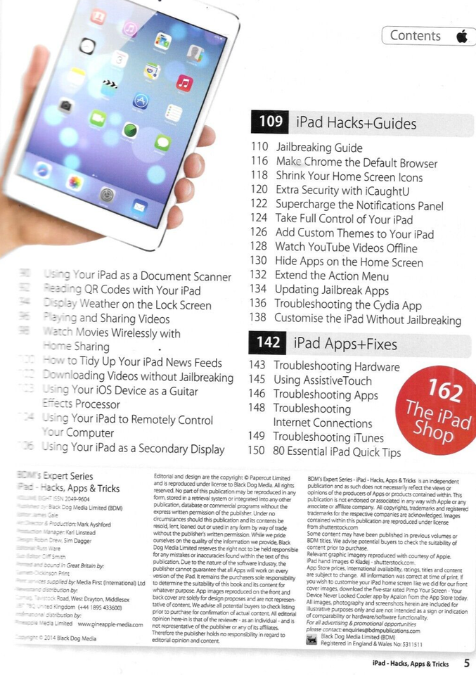 iPad Hacks Apps and Tricks Magazine Jailbreaking Troubleshoot Customize ...