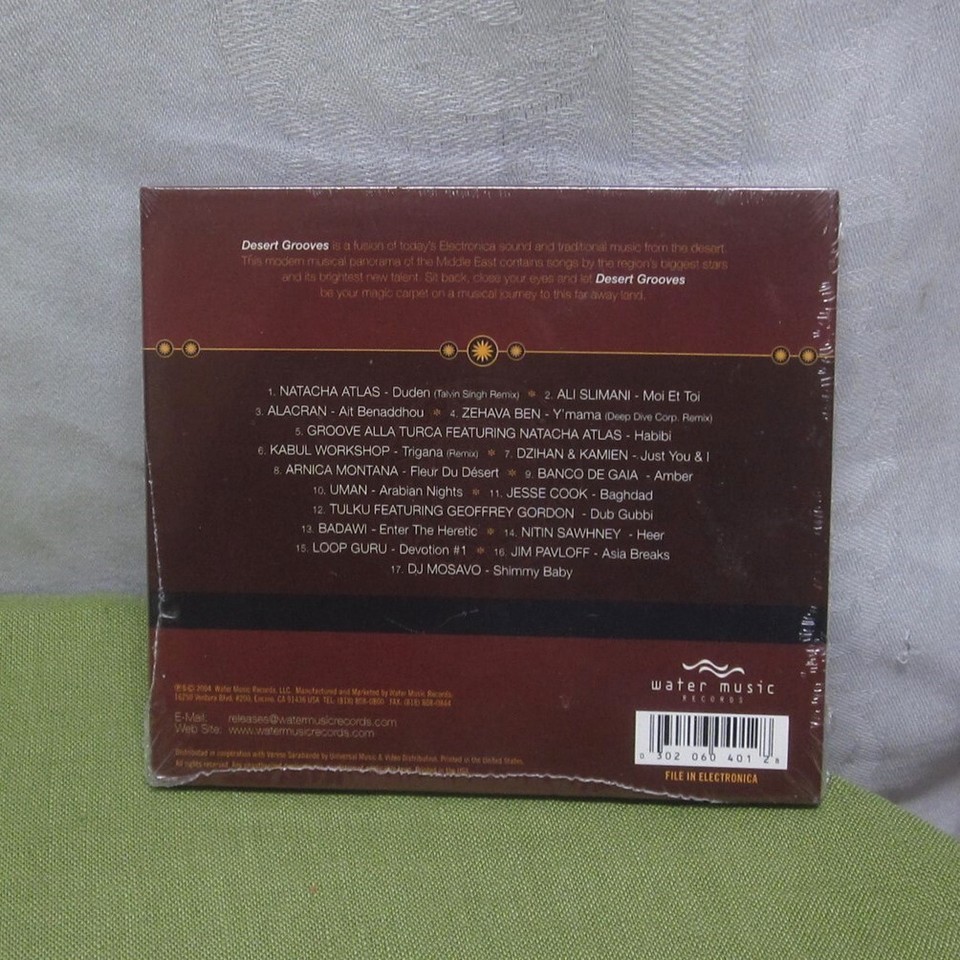 DESERT GROOVES Natacha Atlas CD electronica Loop Guru NWT Talvin Singh | eBay