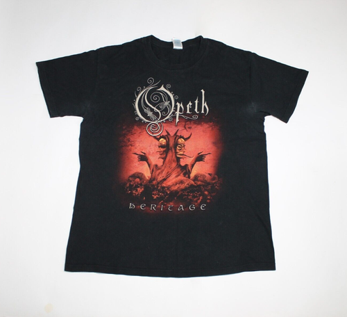 Opeth Shirt Heritage Progressive Metal Band Men's Tee Large | eBay
