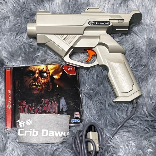 SEGA Dreamcast gun controller HKT-7800 with Japanese game Import Japan ...