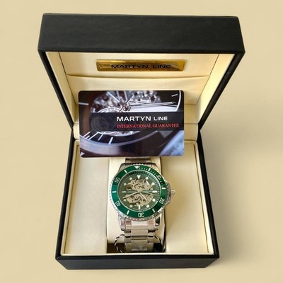 MARTYN LINE Premium Watch Automatic Mechanical Stainless Steel Man`s ...