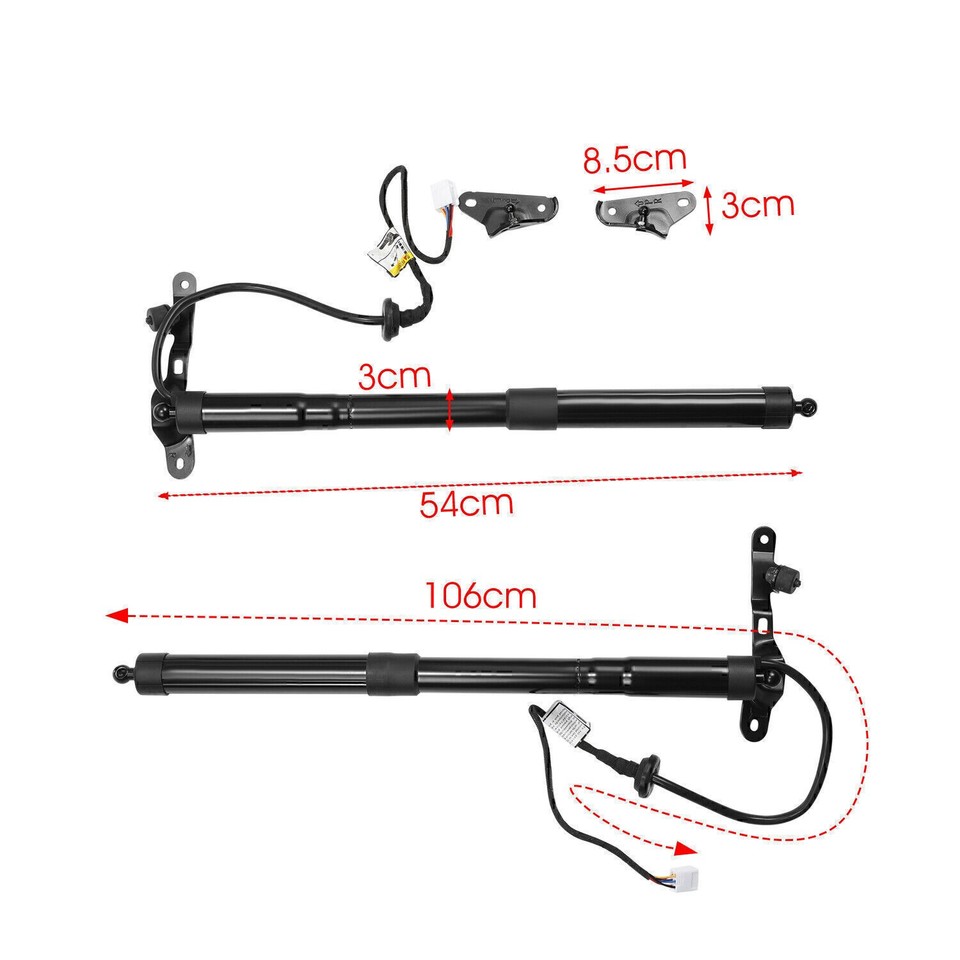 2X TAILGATE STRUT ELECTRIC AUTO BOOT FIT TOYOTA RAV4 2.5L 2.0D 2.2D ...