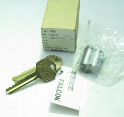 INGERSOLL-RAND FALCON C606 Core Set (2 Keys / 2 Cores) 6 Pin - Key ...