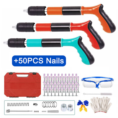 Portable Handheld Manual Mini Steel Nail Gun 5 Speed Adjustable with ...