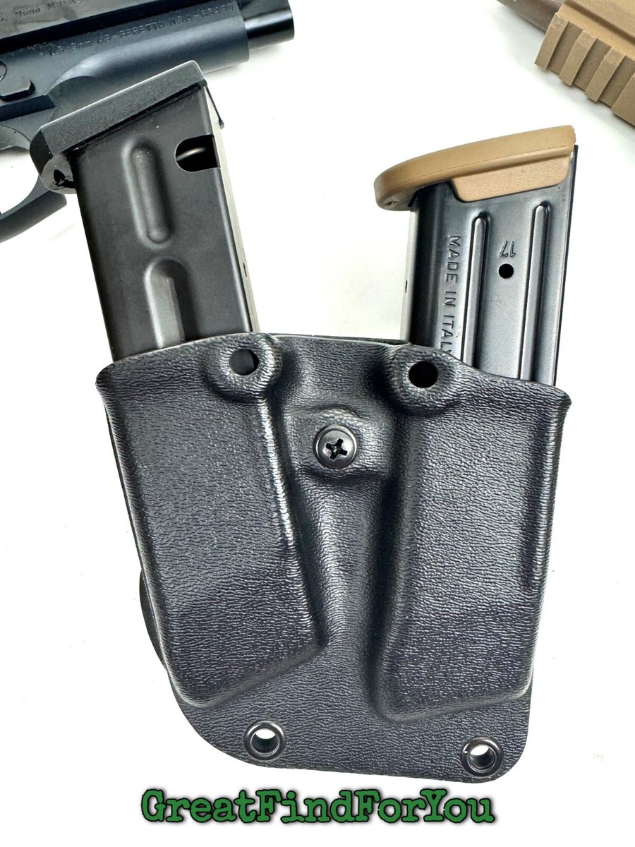 Mag Carrier Galco Horizontal Shoulder System, 9mm/.40 Staggered Mags ...