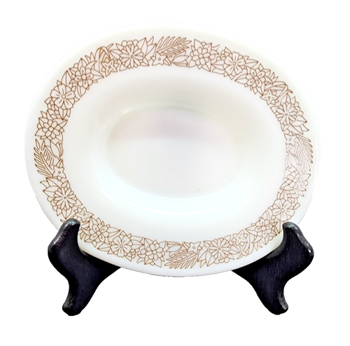 Vintage Pyrex Woodland Brown Gravy Boat Under Plate 77-U | eBay