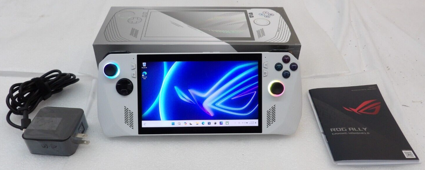 ASUS ROG Ally 7" 512GB Handheld Console System RC71L-ALLY.Z1_512 White ...