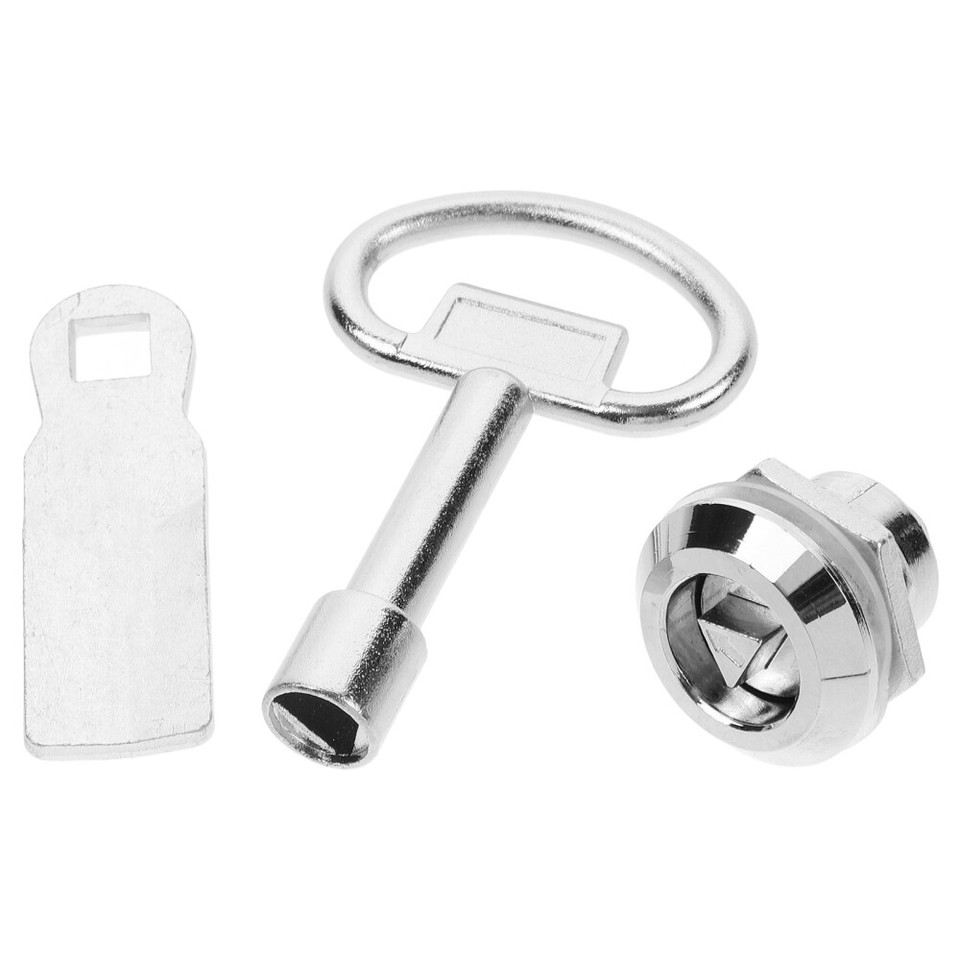 Triangle Panel Lock Triangular Keys Electrical Cabinet Cylinder | eBay
