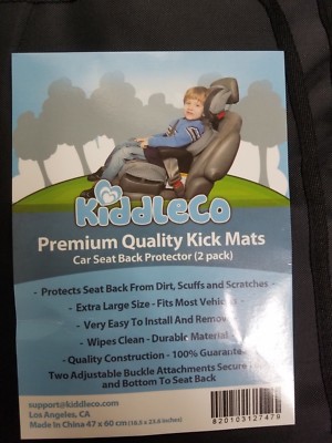 Backseat Kid Kick Mats 2 Pack Car Protector Toddlers Baby | eBay