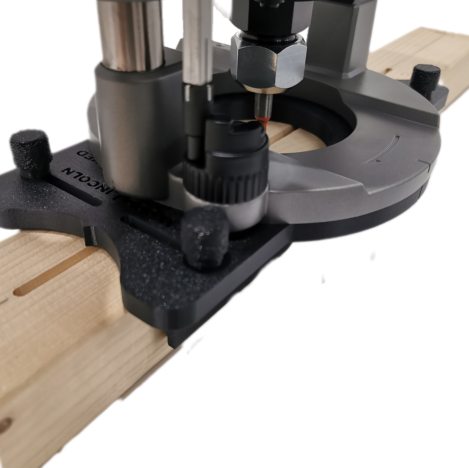 Milwaukee M18 FR12 Center jig base Router 1/2 Fuel woodworking slotting ...