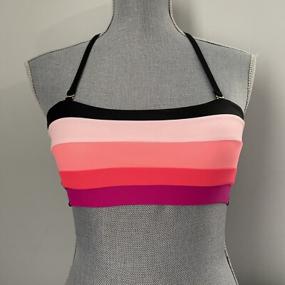 Cyn & Luca Women’s Striped Halter Neck Bikini Top size S | eBay