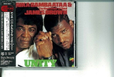 AFRIKA BAMBAATAA & JAMES BROWN Unity PROMO JAPAN CD SRCS-6321 NEW s8204 ...
