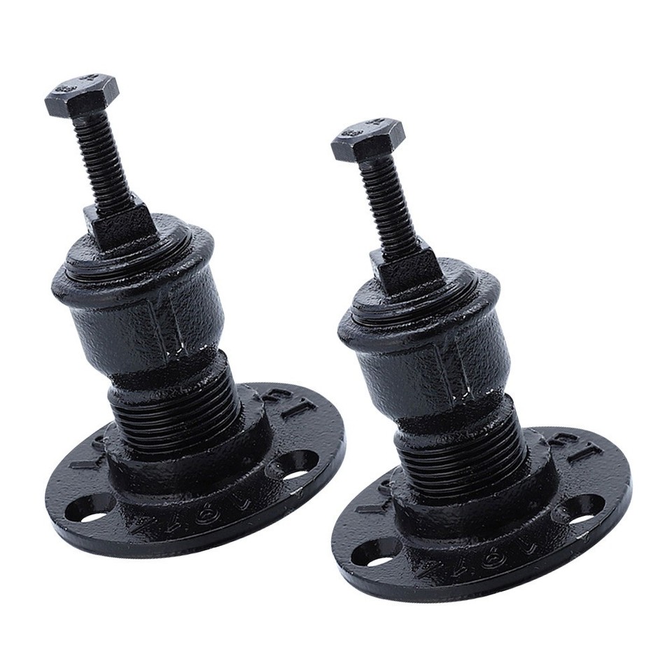 2 Pcs Fixed Bracket Handrail Stair Railing Accessories Pipe Brackets ...