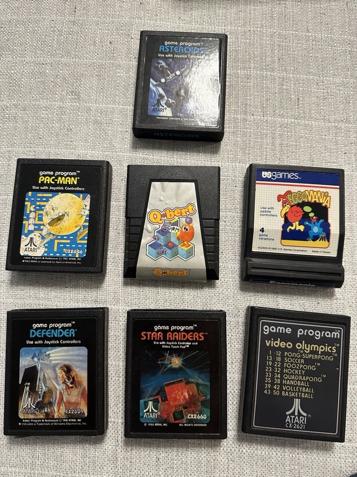 Atari 2600 Game Lot Untested With Colecovision And 5200 Game | eBay