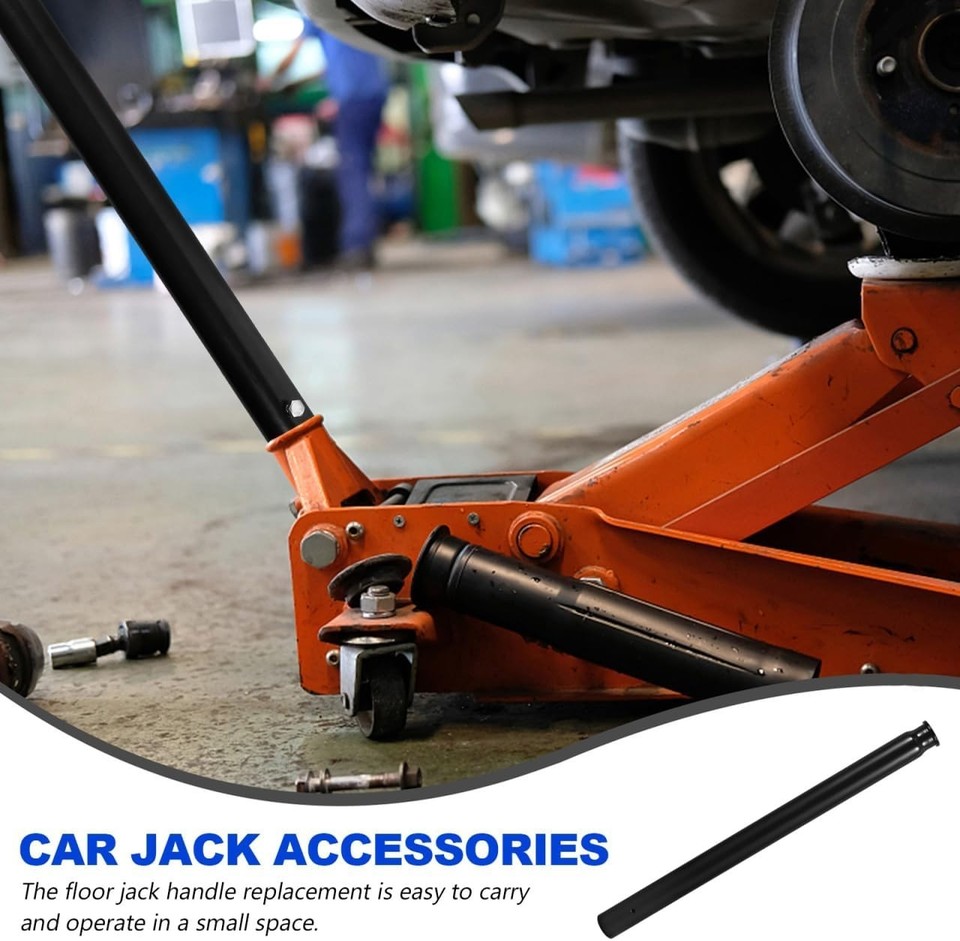 3 Ton Hydraulic Floor Jack Handle Replacement Steel Rubber Non-Slip ...