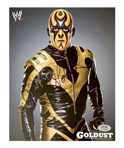 WWE GOLDUST SIGNED 8X10 ORIGINAL PROMO PHOTO WITH PSA COA FROM 2011 ...