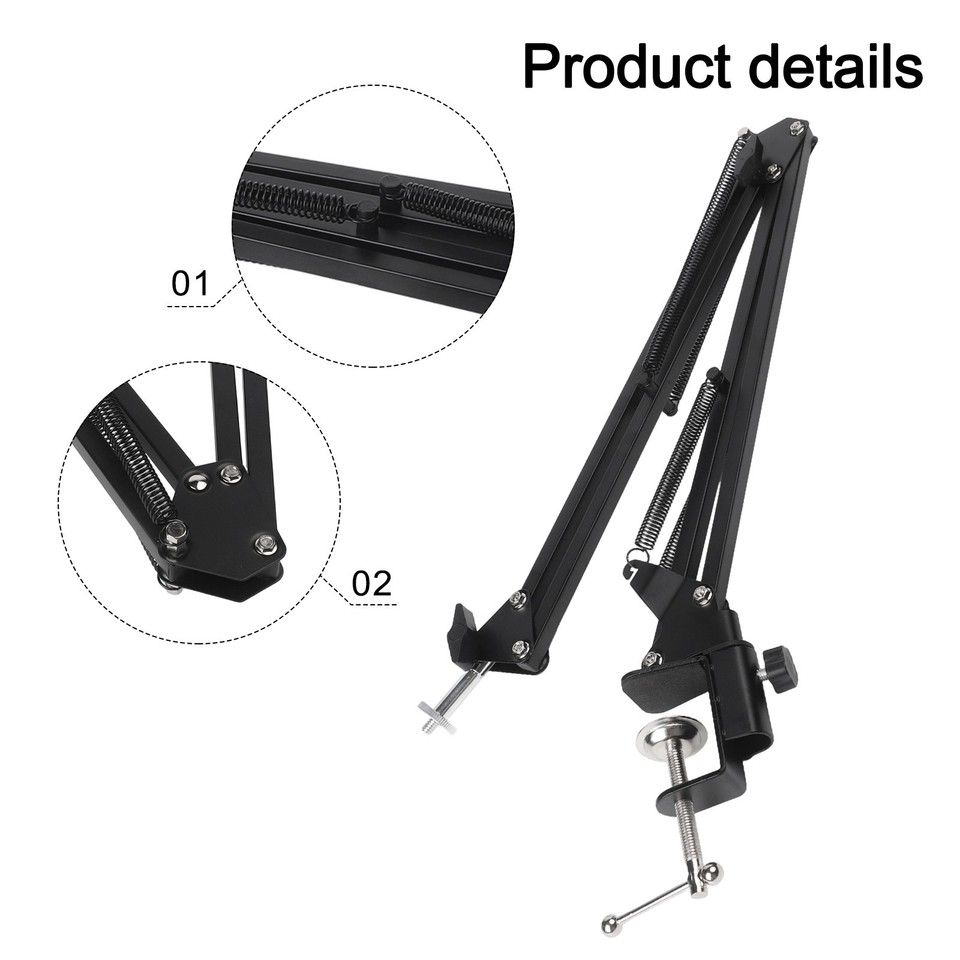 Metal Microscope Clamp Flexible Microscope Stand Compatible With 40mm ...