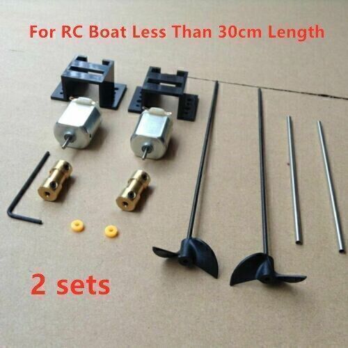 RC Boat Drive 25mm 130 Motors DIY Model Kit Propellers 15CM Shaft Set ...