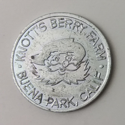 Knott's Berry Farm Buena Park, CA Good Luck Pistols Souvenir Coin Token ...