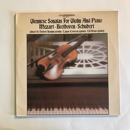 VIENNESE SONATAS FOR VIOLIN & PIANO norbert Brainin Lamar crown lili ...