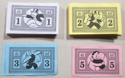 Vintage Monopoly JR Board Game Replacement Money Cash | eBay