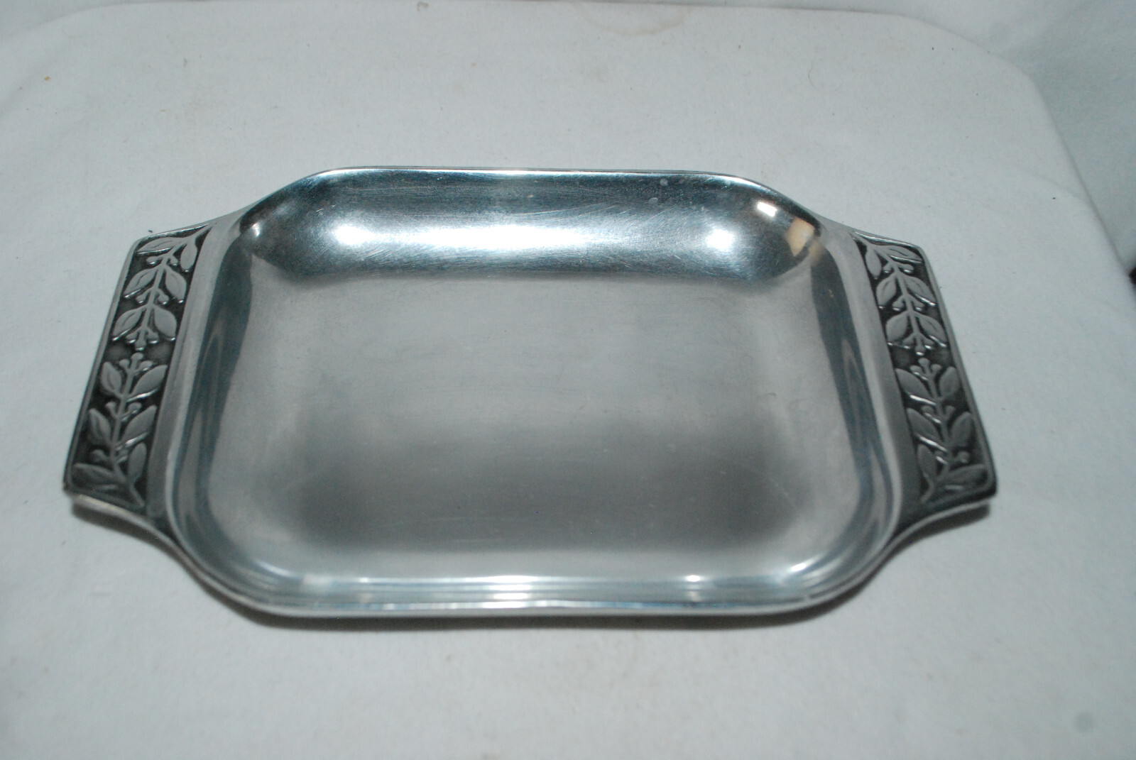 The Wilton Company RWP Pewter FLORAL Trinket Coin Dish Tray | eBay