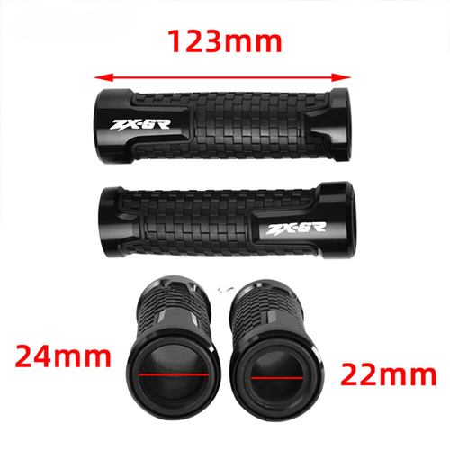 ZX6R ZX-6R 1995-2023 Black motorcycle Grip Handle Handlebar For ...