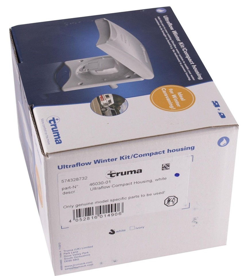 Caravan Truma Ultraflow Winter Compact Water Inlet White Housing 46030 ...
