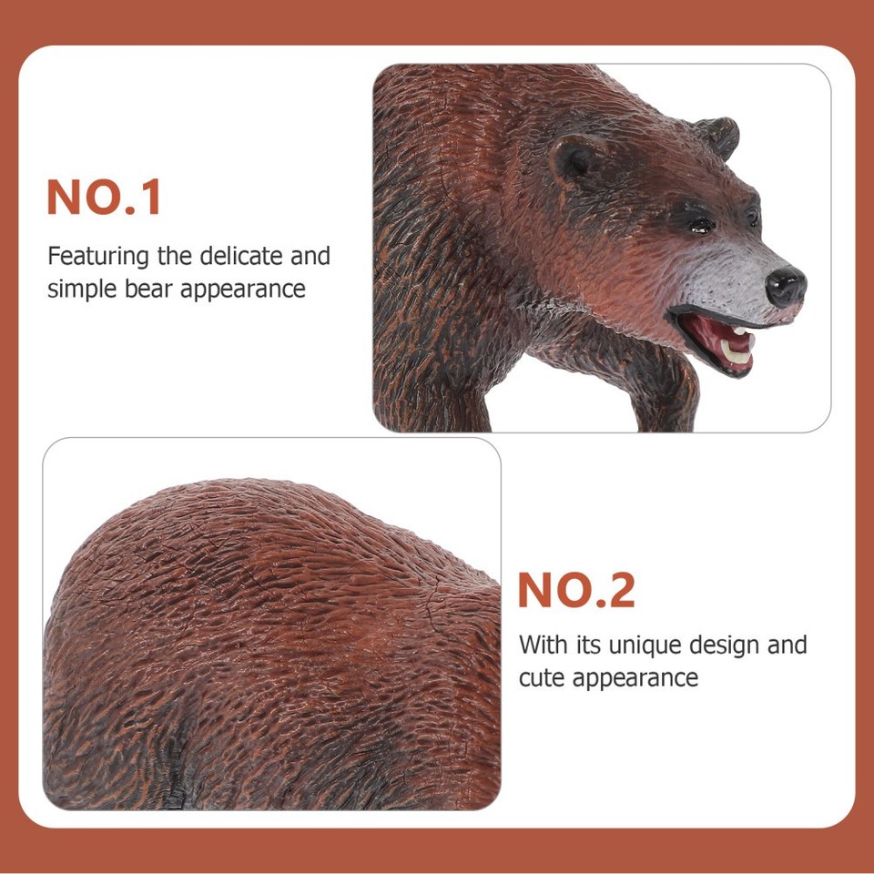 Bear Home Decor Animal Sculpture Garden Statue Miniature Statues | eBay ...