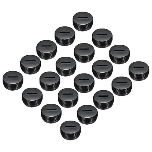 30 PC Carbon Brush Holder Caps Plastic Cover Thread 22mm OD for Power ...