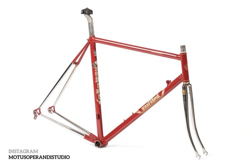 RARE ZULLINI FRAMESET COLUMBUS AIR AERO STREAM STEEL FRAME ZULLO ...
