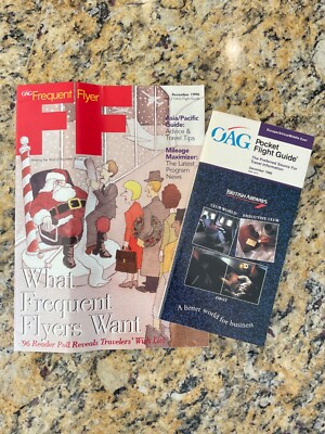 OAG Pocket Flight Guide Europe Africa ME December 1996 Frequent Flyer ...