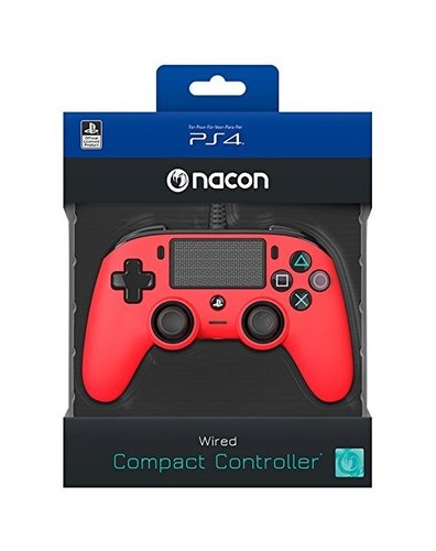 Nacon Pad Ps4 Wired Red Accessori PS4 | eBay