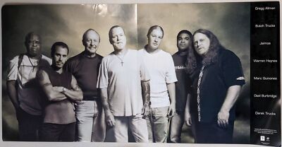 The Allman Brothers Band Hittin' The Note 2-Sided Promo Poster Banner ...