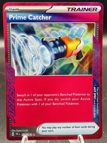 Pokemon Prime Catcher 157/162 Temporal Forces ACE SPEC Holo Rare LP | eBay