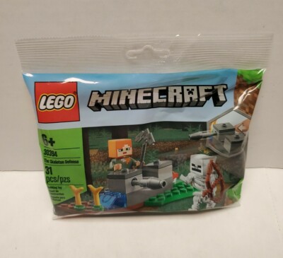 Brand New Lego Minecraft 30394 The Skeleton Defense 31 Pieces Great ...