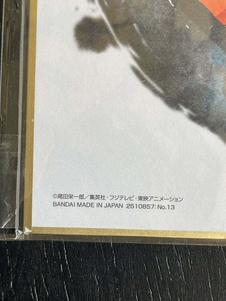 ONE PIECE Shikishi Art Board Luffy & Jinbei Toei Animation from Japan ...