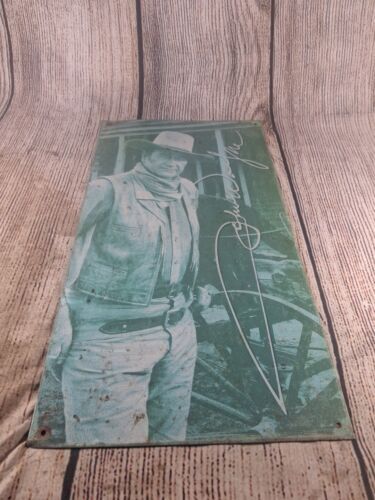 Desperate Enterprises John Wayne Signature Tin Sign 8.5" W " H for sale ...