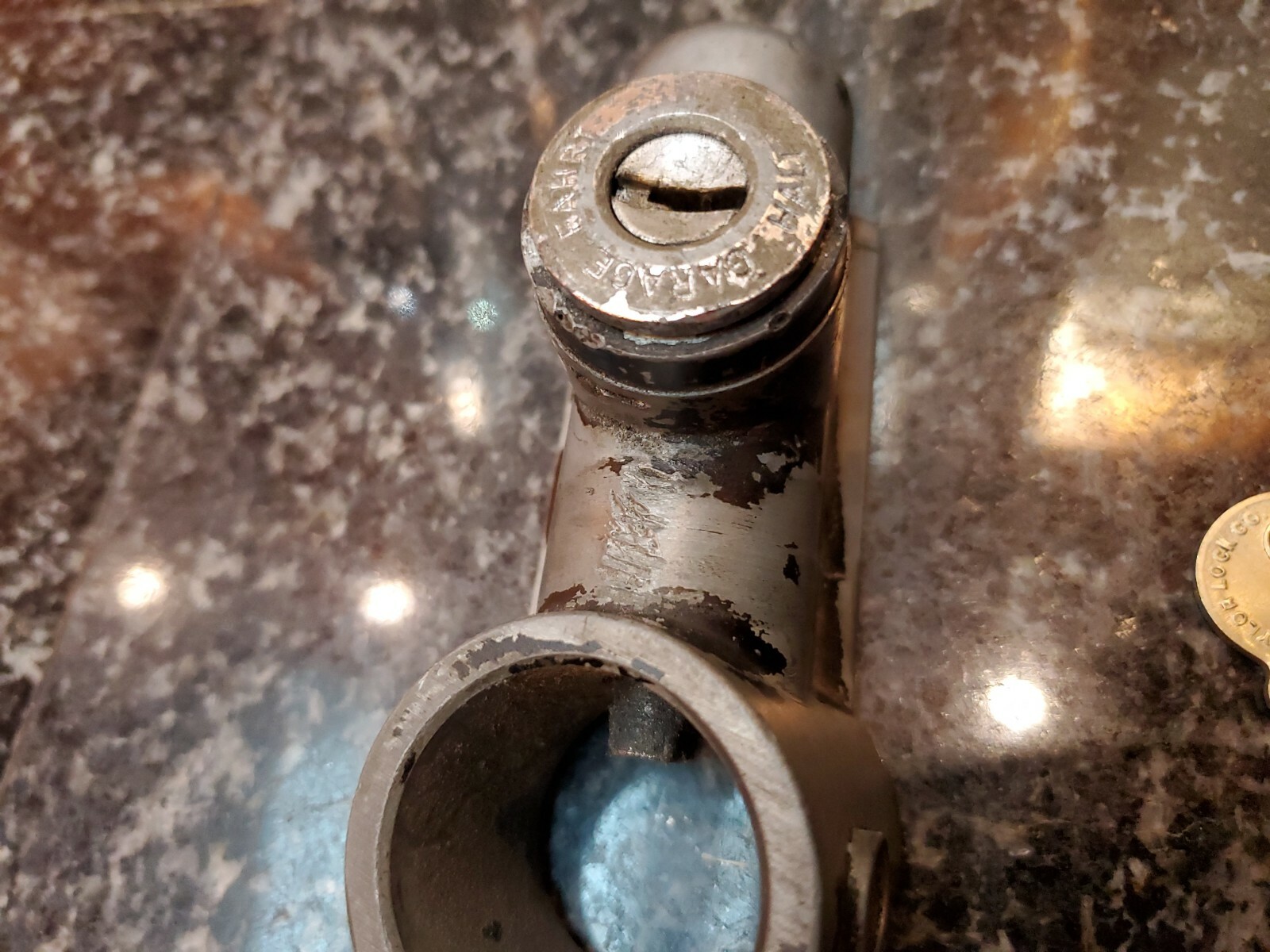 Mercedes 190SL Ignition Lock Assembly with key W121 oem 34mm shaft late ...