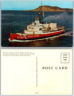 USCGC Staten Island Icebreaker Postcard | eBay