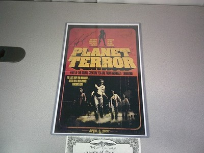 Planet Terror Film Poster (11x17) Signed By Tom Savini w/ Steel City ...